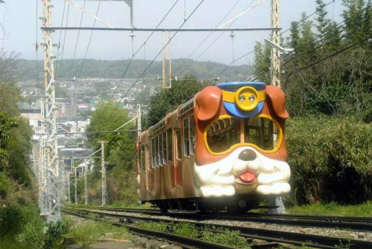 At Japan's Kintetsu Ikoma Cable Car, The Cutest Dog & Cat-Shaped Bogeys ...